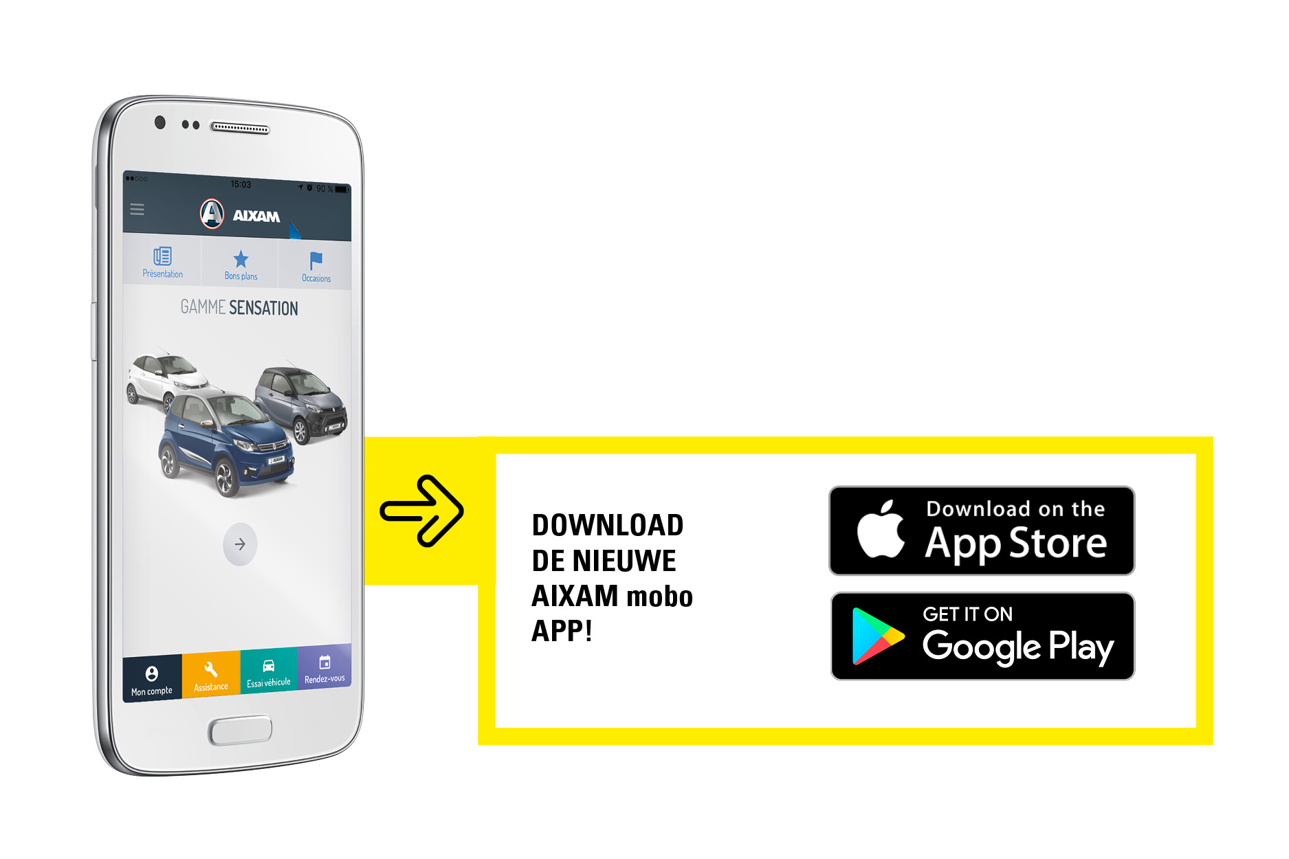 Nieuw: de AIXAM mobo APP - Aixam